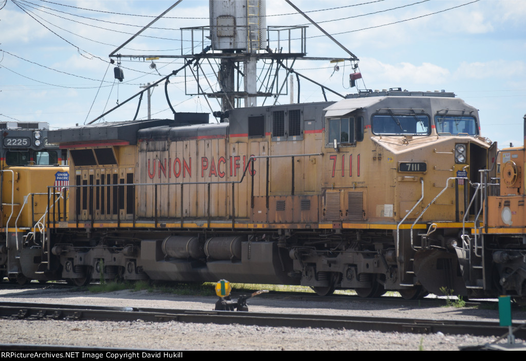 UP Engine 7111, Des Moines IA